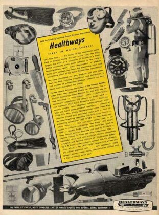Healthways | CG-45 - Double Hose Regulators and Vintage Dive Equipments